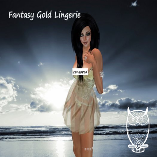 Second Life Marketplace - Fantasy Gold Lingerie